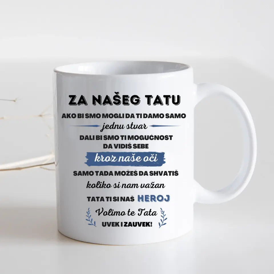 Posvetna poruka za tatu (Mogućnost izbora različitih poruka) – Kreativa